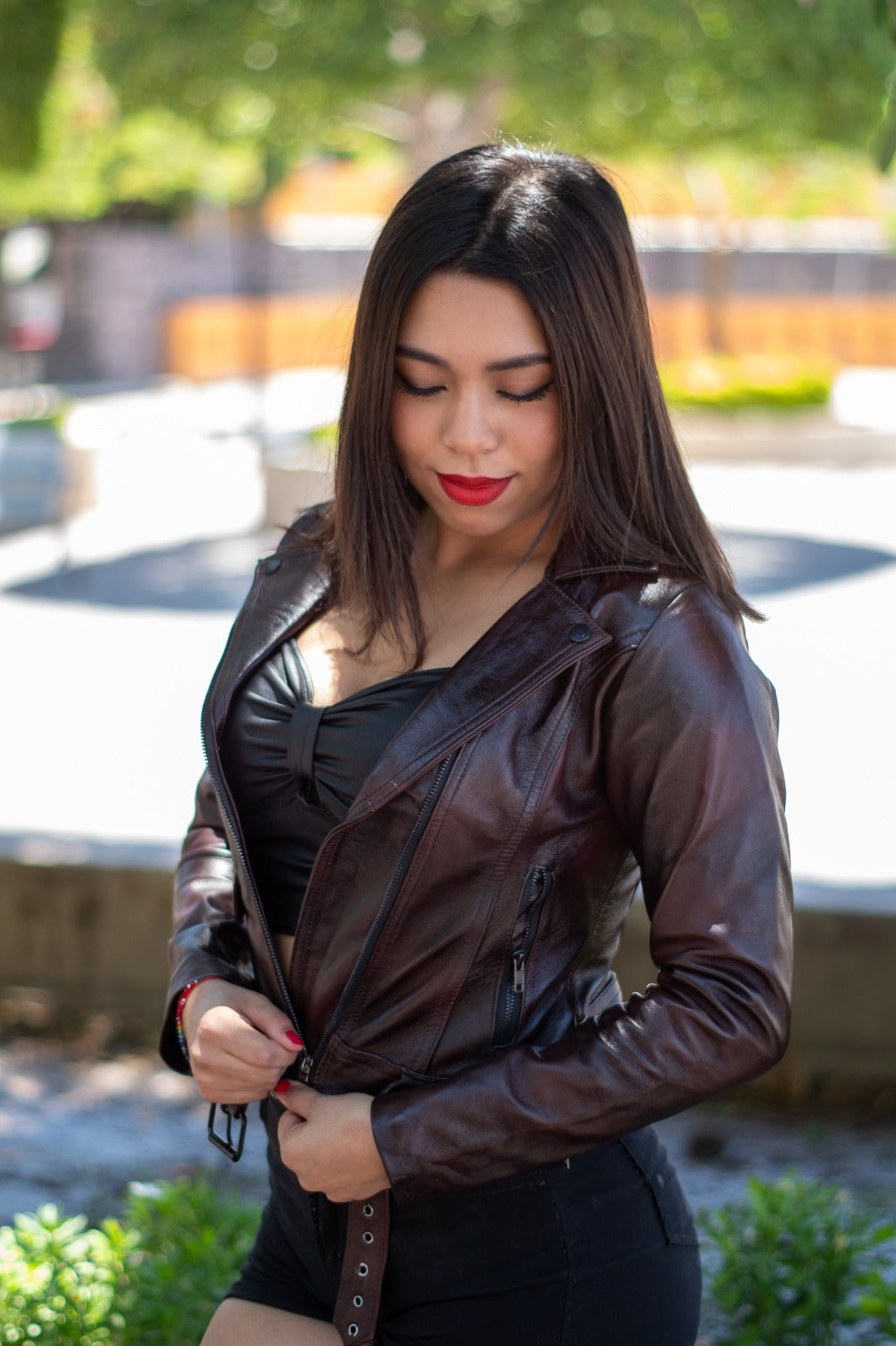 Renata Black Cherry – Chamarras Chingonas!